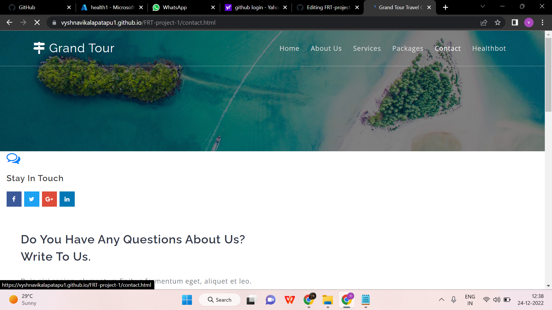 GitHub - vyshnavikalapatapu1/FRT-project-1