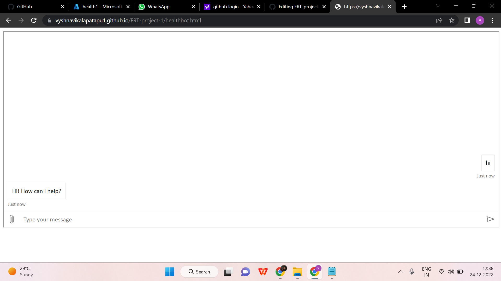 GitHub - vyshnavikalapatapu1/FRT-project-1