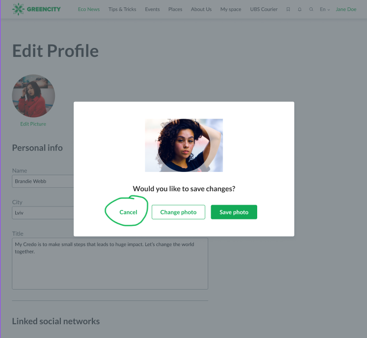 [Edit profile] Cancel button is missing on the save new photo pop-up · Issue #4967 · ita-social ...