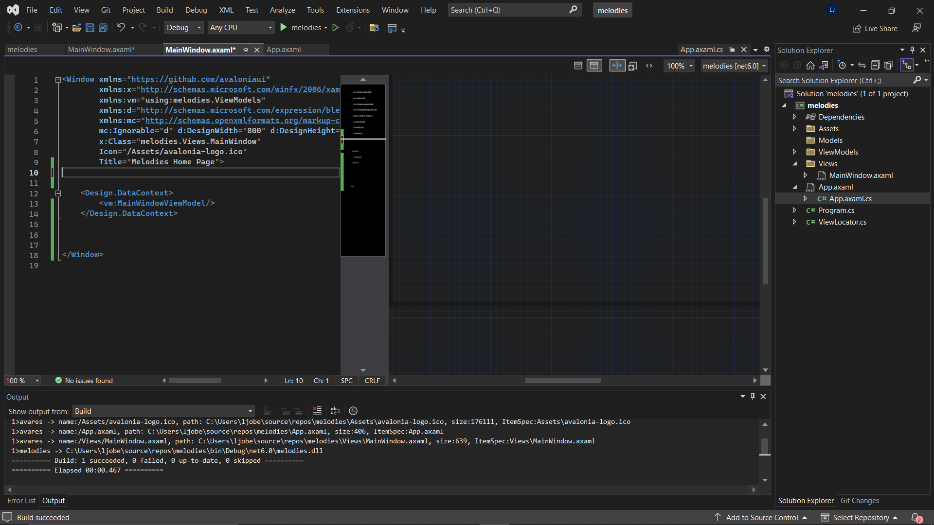 Designer shows only transparent window · AvaloniaUI Avalonia · Discussion #9661 · GitHub