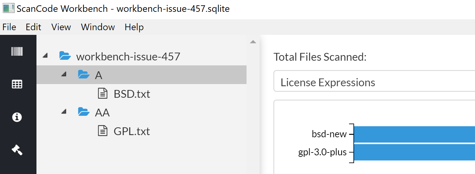 ChartSummaryView shows wrong summary for directory that is a substring of another · Issue #457 ...