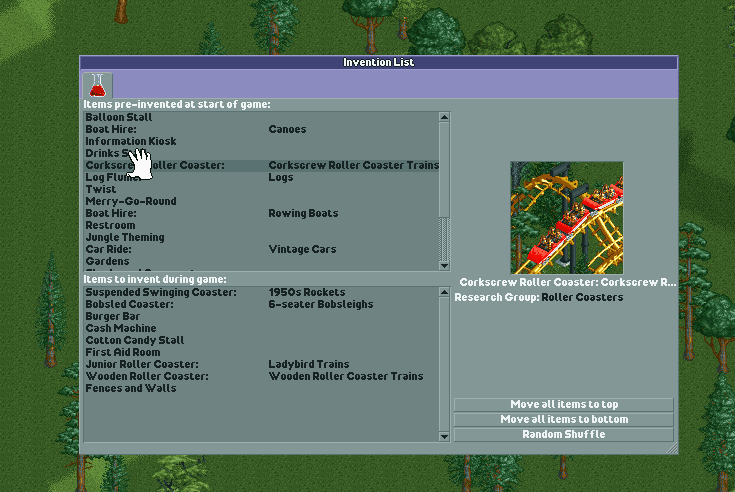 Invention DragWindow's starting position is inconsistent · Issue #18244 · OpenRCT2/OpenRCT2 · GitHub