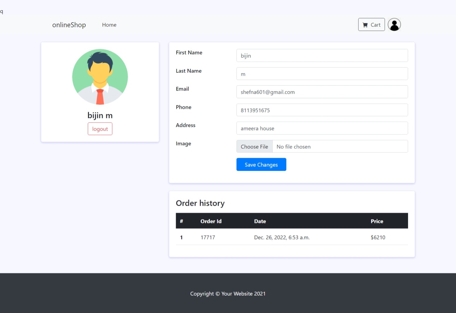 GitHub - Shafeenabijin/onlineshop: shopping