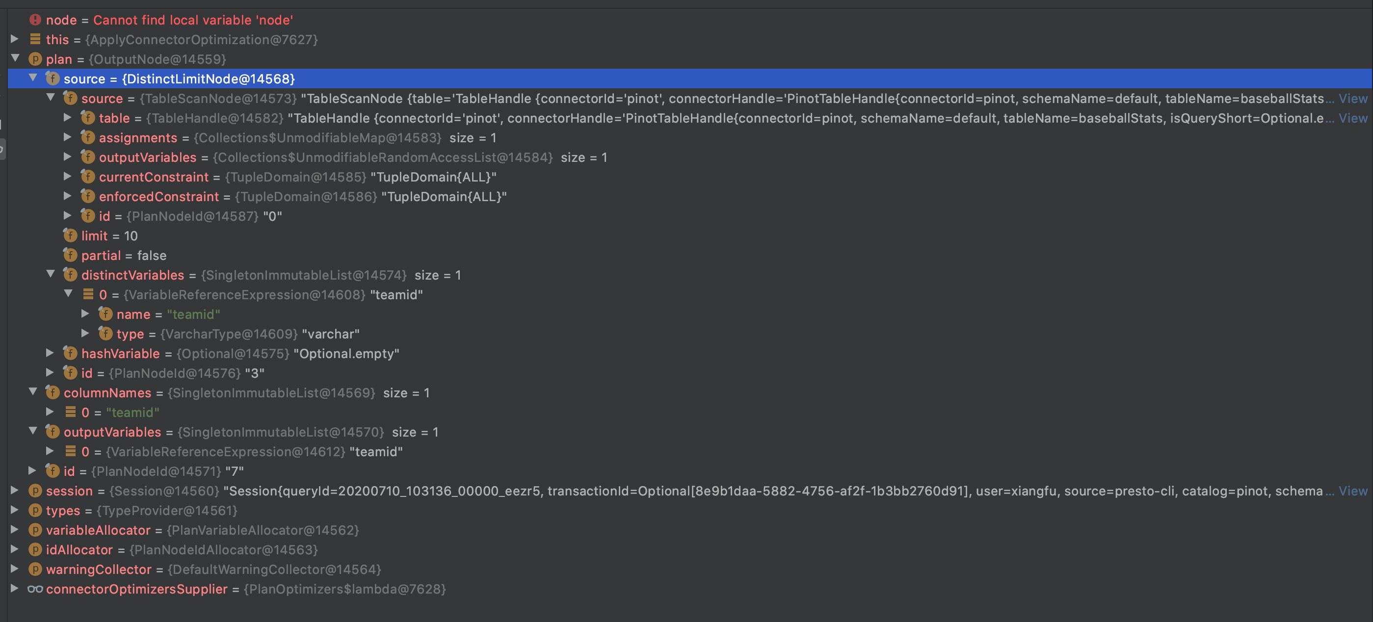 Distinct is not pushed down to connectors · Issue #14809 · prestodb/presto · GitHub