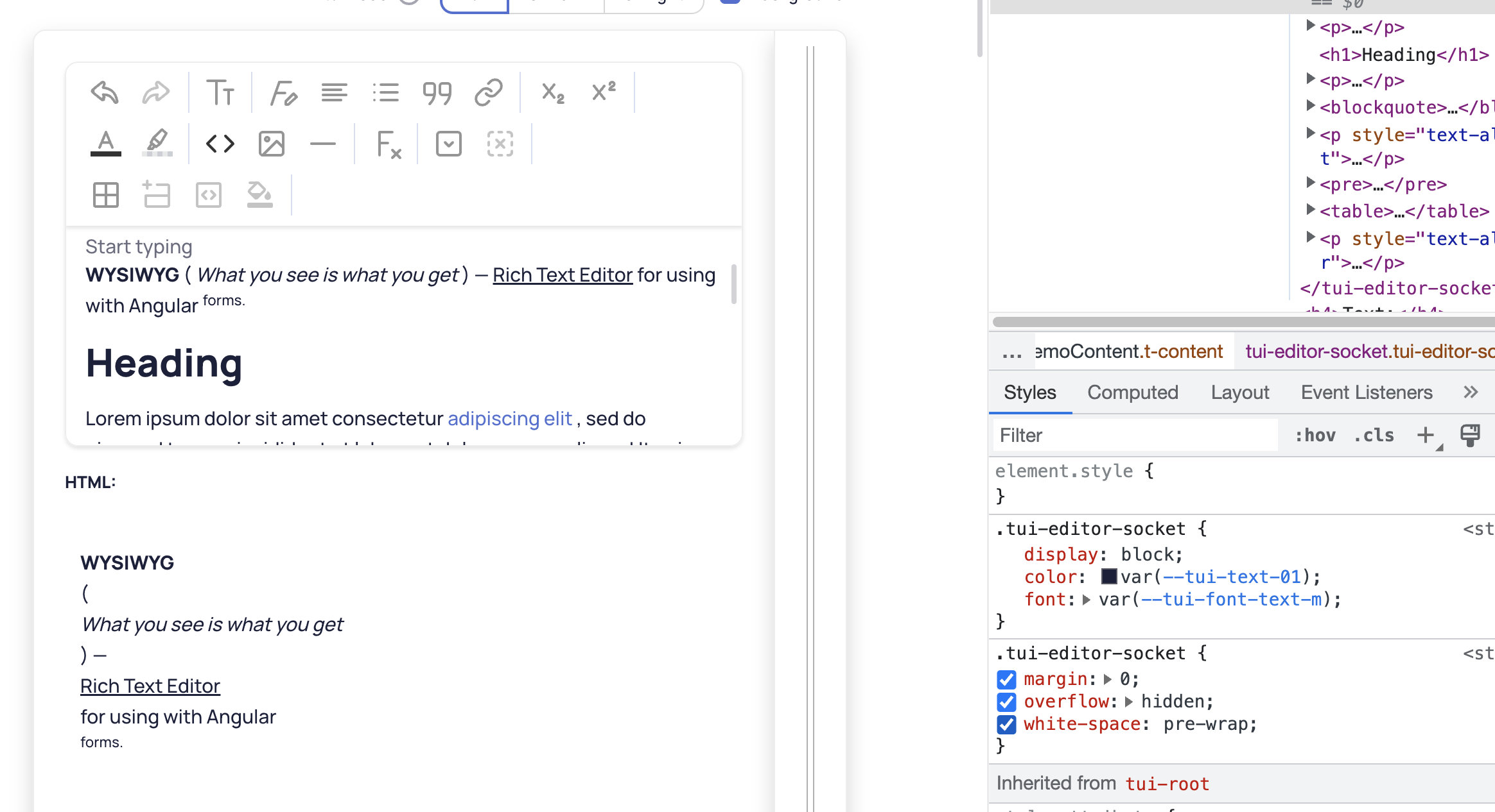 🐞 - Incorrect layout in editor · Issue #2433 · taiga-family/taiga-ui · GitHub