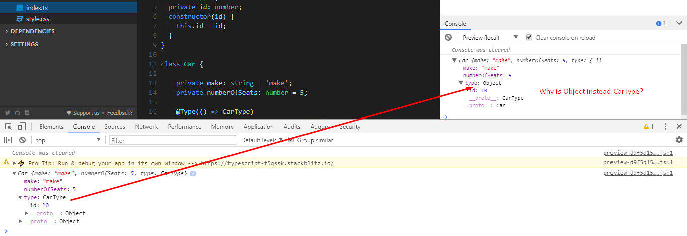 Invalid type mapping · Issue #456 · stackblitz/core · GitHub