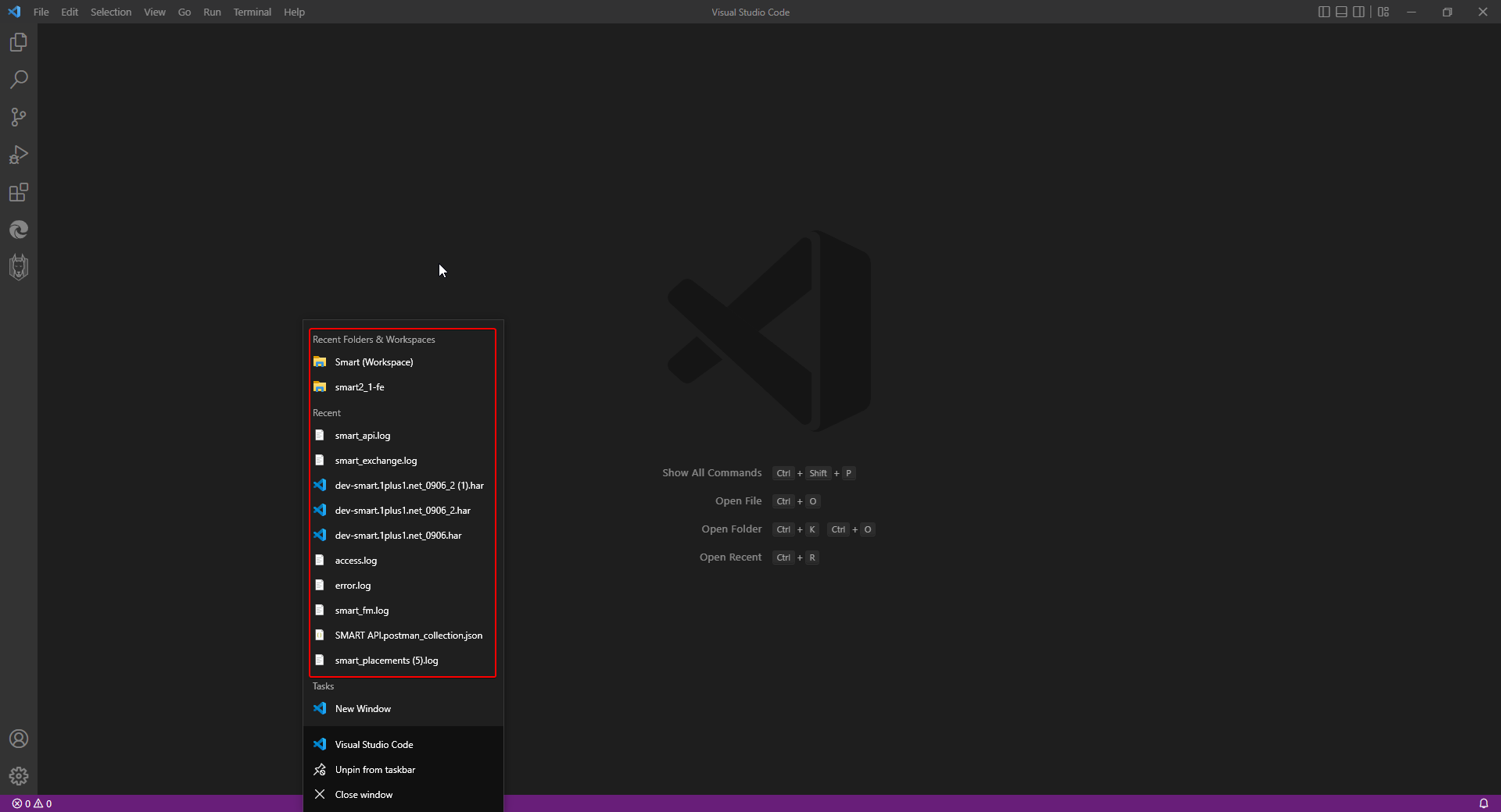 Recent list on Start menu is not clearing out · Issue #150707 ...