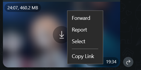 "Save as..." contex menu doesn't appear until you download full file · Issue #882 · UnigramDev ...