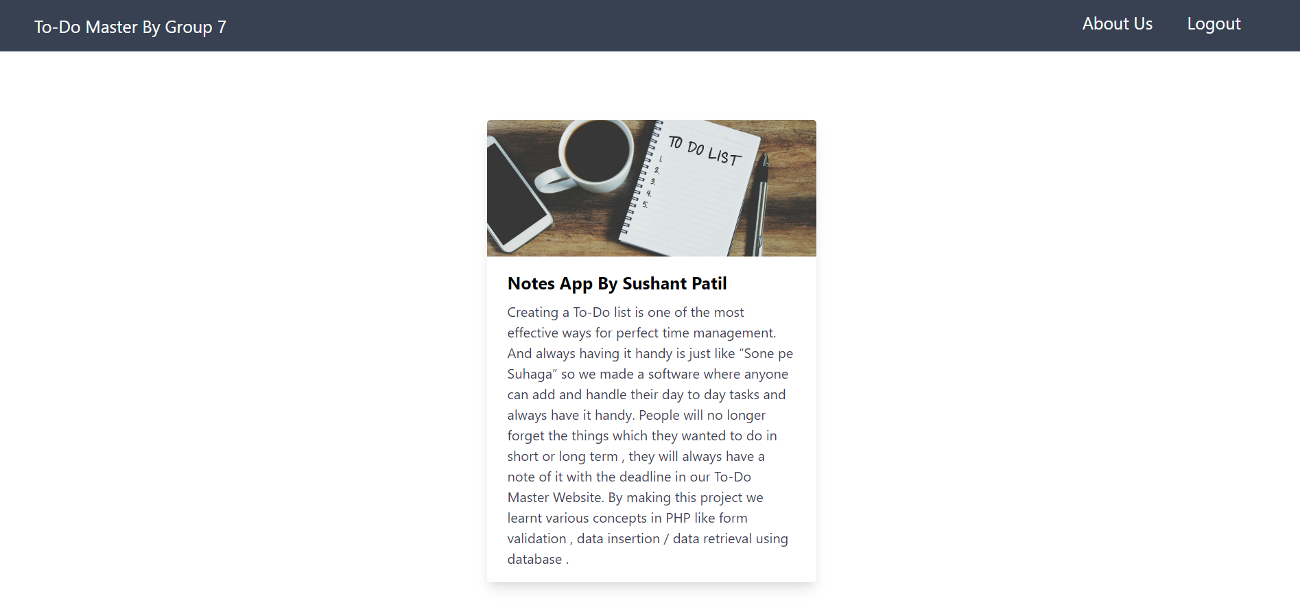 GitHub - sushantpatil03/ToDo-List-using-PHP GitHub - sushantpatil03/ToDo-List-using-PHP