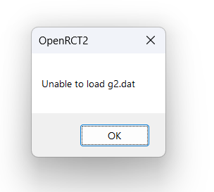 Windows ARM64 builds are missing g2.dat · Issue #20067 · OpenRCT2/OpenRCT2 · GitHub