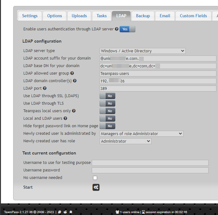 Select users from specific LDAP groups · Issue #3402 · nilsteampassnet/TeamPass · GitHub