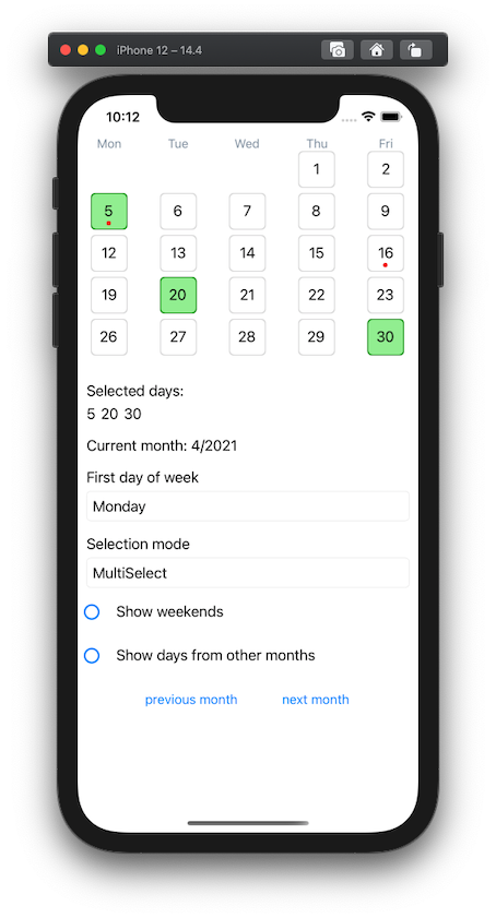 [Spec] Calendar · Issue #1135 · xamarin/XamarinCommunityToolkit · GitHub