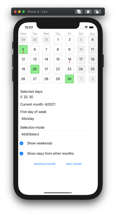 [Spec] Calendar · Issue #1135 · xamarin/XamarinCommunityToolkit · GitHub