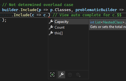 Autocomplete Should Concatenate Suggestions from All Valid Generic Overloads · Issue #63108 ...