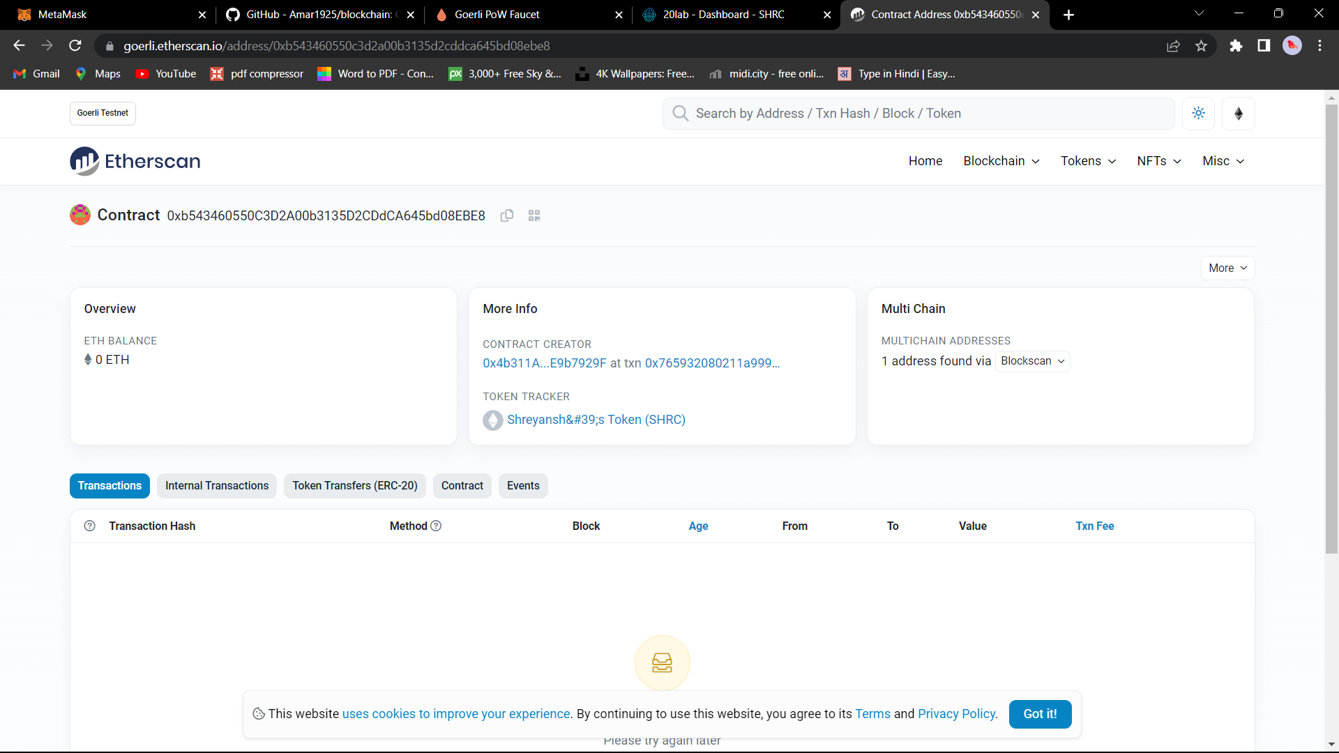 GitHub - Shreyansh140904/Create-your-token: How to Create your token using Metamask, Goerli ...
