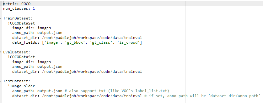 自定义数据集训练报错AttributeError: object has no attribute 'use_gpu' · Issue #7497 · PaddlePaddle ...