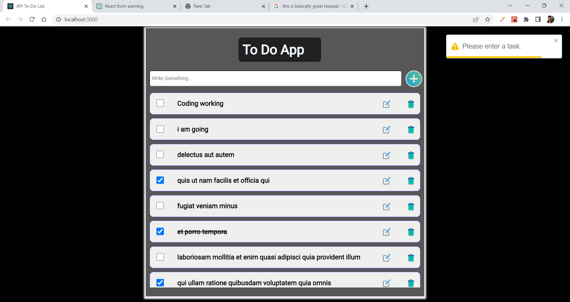 GitHub - Arifhoque1999/react-todo-app: This is my frontend based project using React, HTML CSS