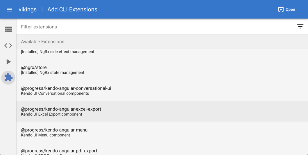 [enhancement] show installed extensions in a visual way · Issue #270 ...
