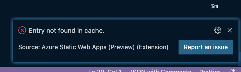 [Bug] - Extension fails to create SWA for monorepo · Issue #227 · microsoft/vscode ...