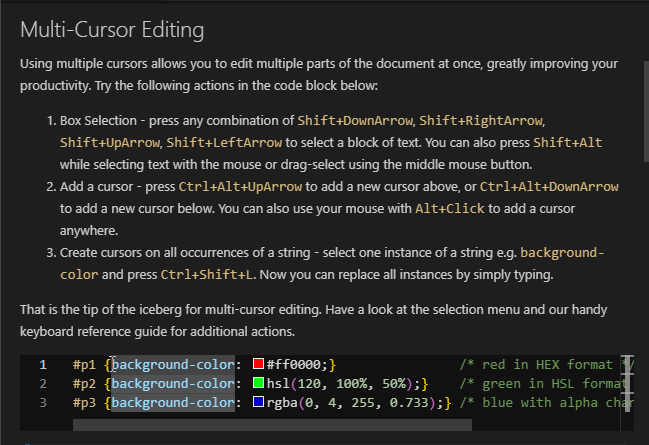 Editor Playground - Box Selection · Issue #190494 · microsoft/vscode · GitHub