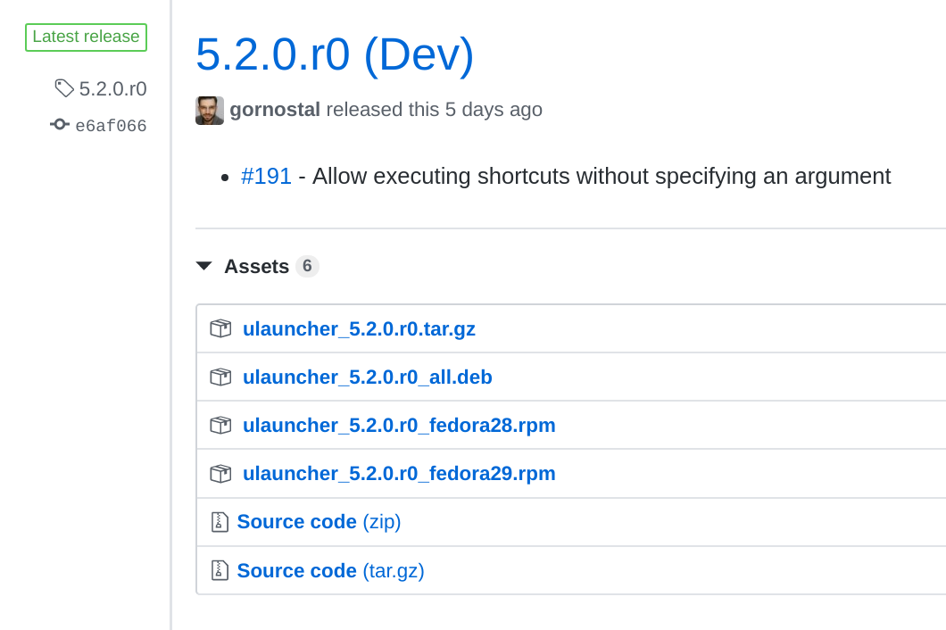 how do you generate the release source file? · Ulauncher Ulauncher · Discussion #902 · GitHub