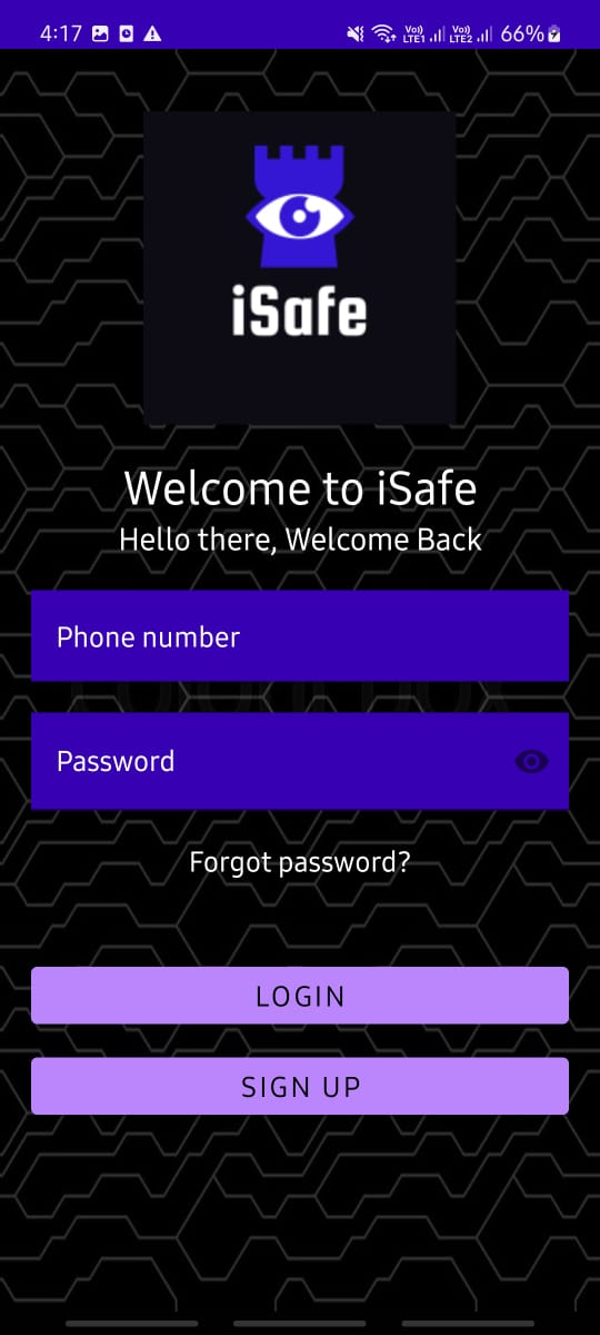 GitHub - soham-1902/iSafe: A women safety application which allows the user to send an SMS to ...