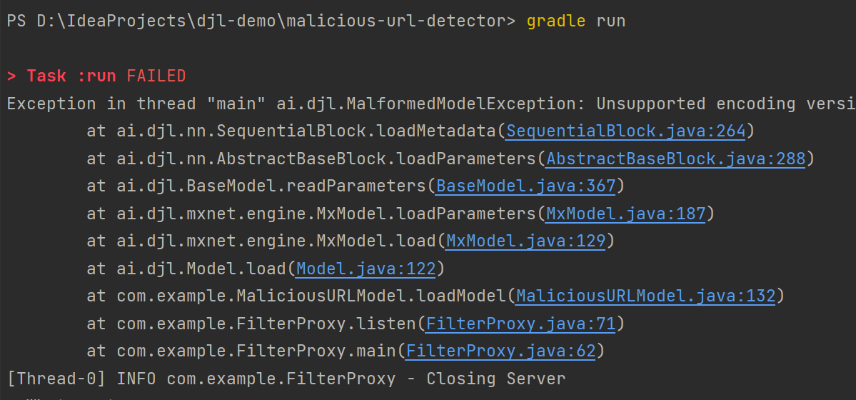 Startup Error · Issue 285 · Deepjavalibrary Djl Demo · Github