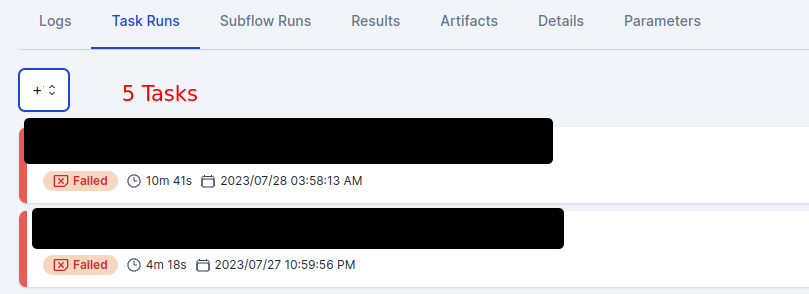 Task Runs List Of A Flow Run Show Number Of Tasks · Issue 10342 · Prefecthqprefect · Github 