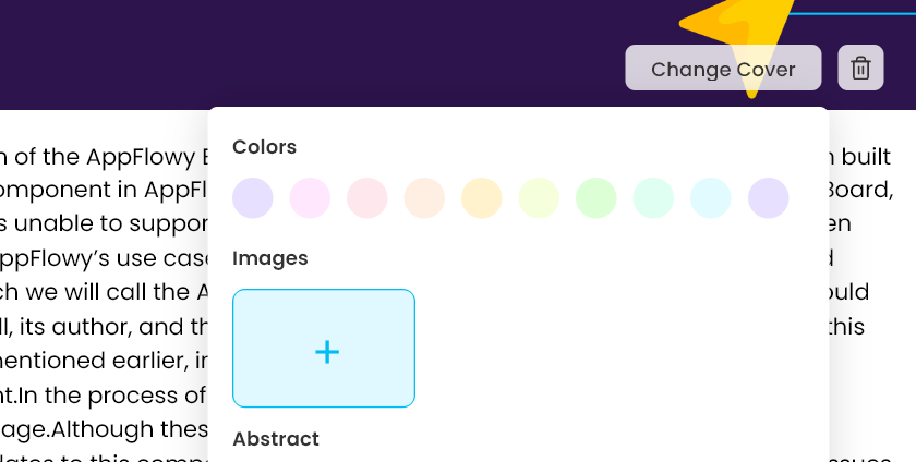 [Bug] Adding a cover image via upload doesn't work · Issue #1976 · AppFlowy-IO/AppFlowy · GitHub