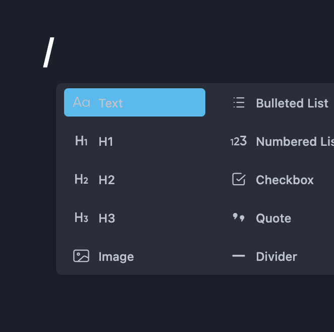 [Bug] The slash menu in the dark mode · Issue #2241 · AppFlowy-IO/AppFlowy · GitHub