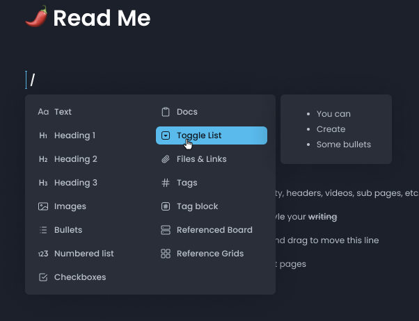 [Bug] The slash menu in the dark mode · Issue #2241 · AppFlowy-IO/AppFlowy · GitHub