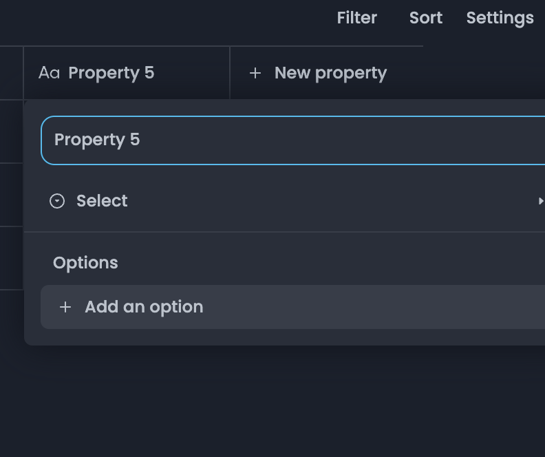 [Bug] The Select property doesn't work · Issue #2302 · AppFlowy-IO/AppFlowy · GitHub