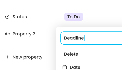 [Bug] Unable to update the property name · Issue #2467 · AppFlowy-IO/AppFlowy · GitHub