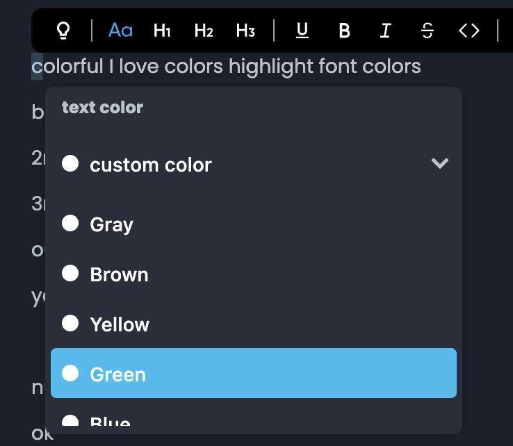 Bug Color Palette · Issue 2588 · Appflowy Ioappflowy · Github 