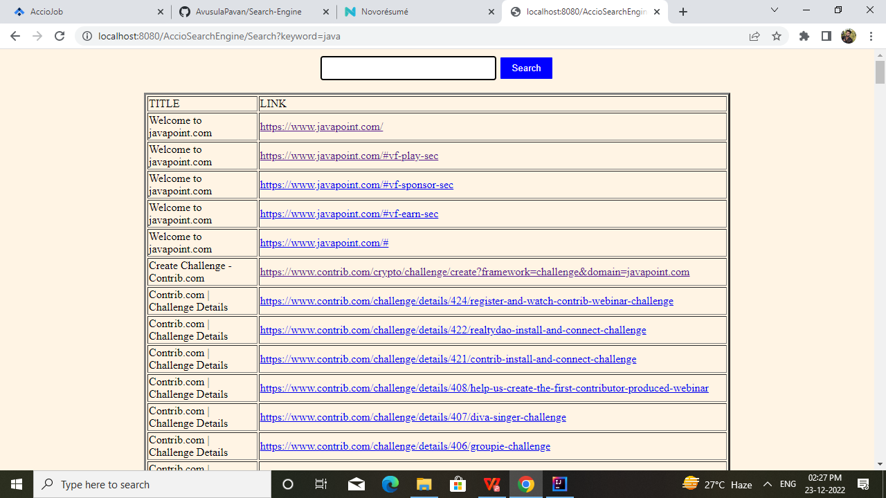 GitHub - AvusulaPavan/Search-Engine