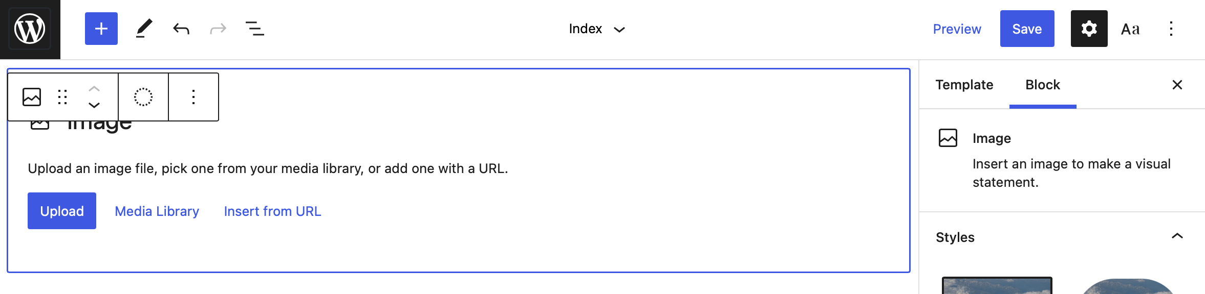 Site Editor/Block Toolbar: The topmost block's toolbar overlaps block UI · Issue #32239 ...