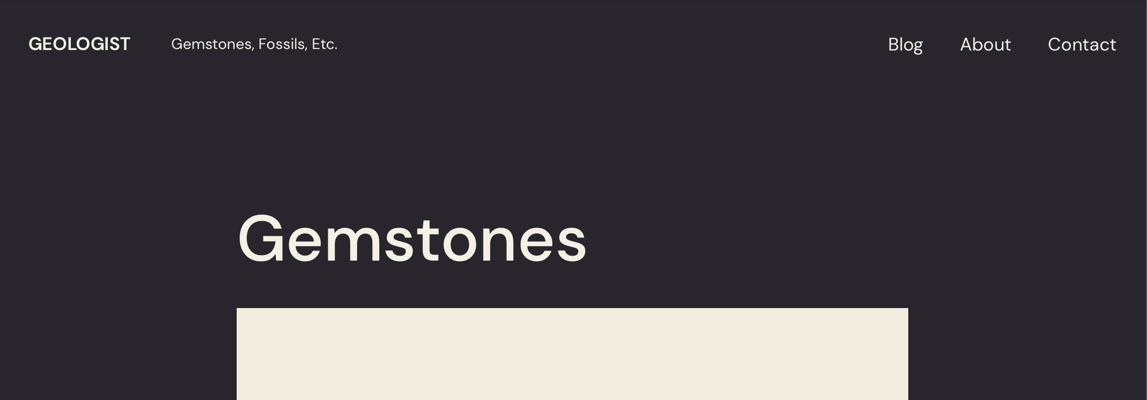 Geologist: Use identical spacing above and to the left/right of the header. · Issue #4687 ...