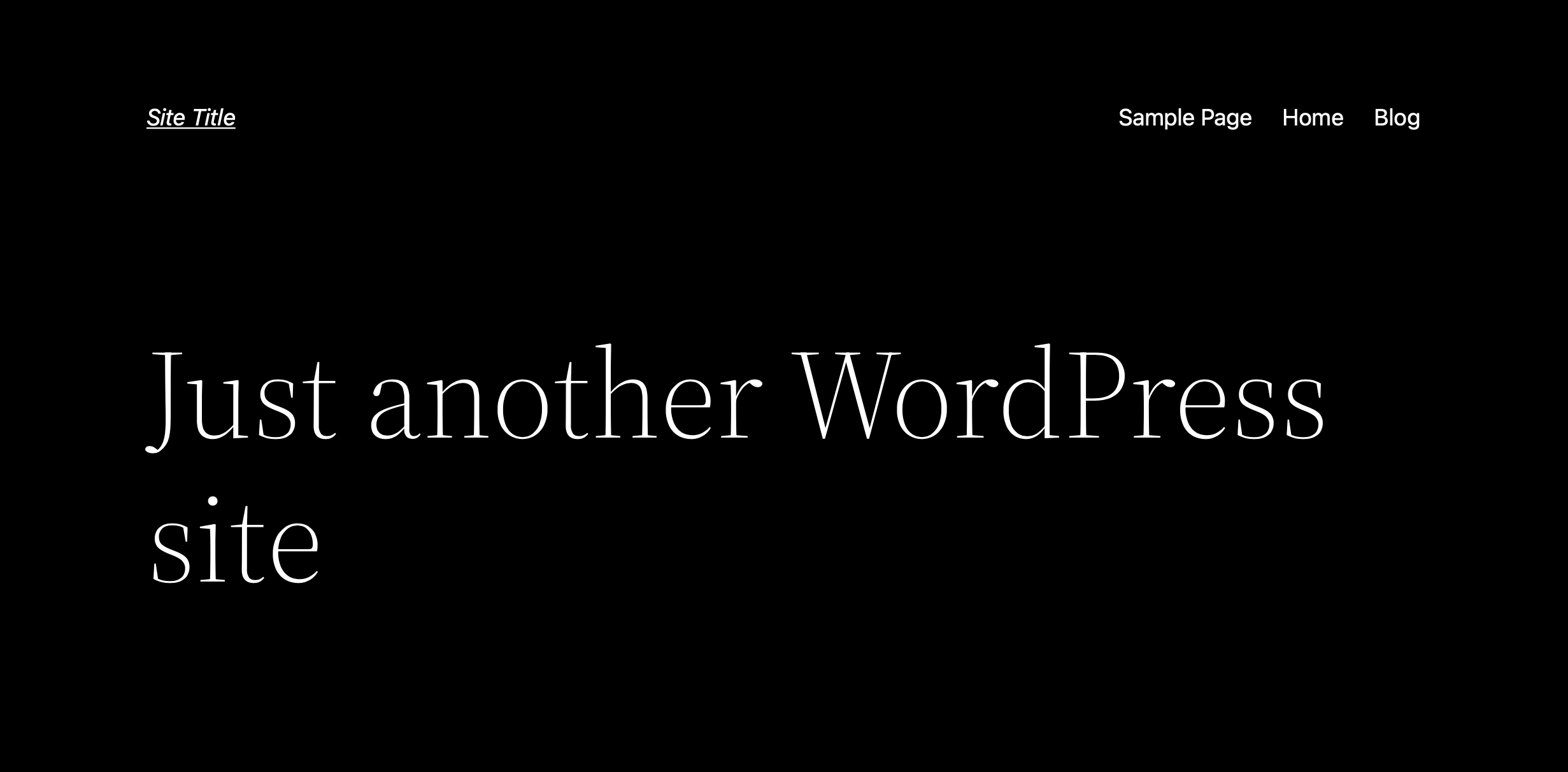 Reconsider use of Site Tagline for the large header on the homepage · Issue #170 · WordPress ...
