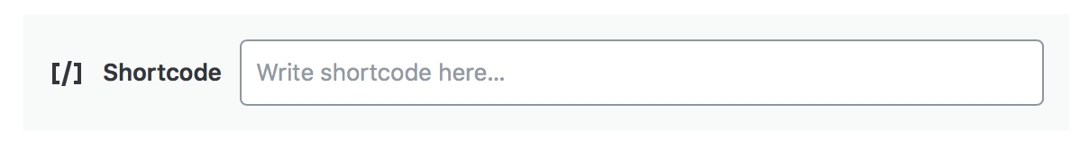 Block audit: Shortcode · Issue #9279 · WordPress/gutenberg · GitHub