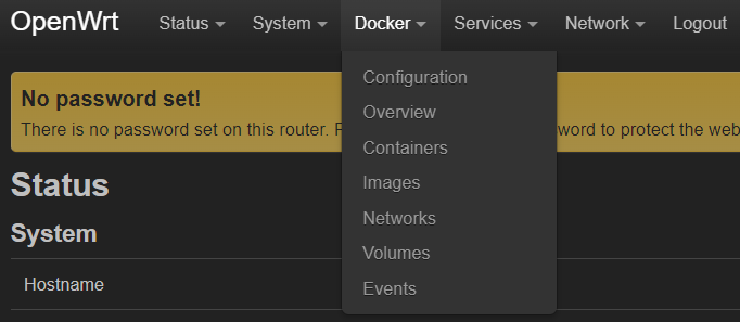 Luci App Dockerman Sub Menu Not Showing · Issue 6168 · Openwrt Luci · Github