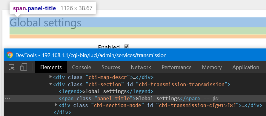 luci-theme-material: missing panel title in with client-side view · Issue #3149 · openwrt/luci ...