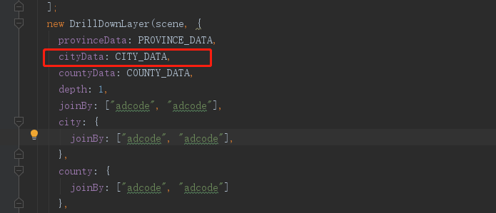 请问如何给钻取地图的城市与县区赋值？ · Issue #473 · antvis/L7 · GitHub