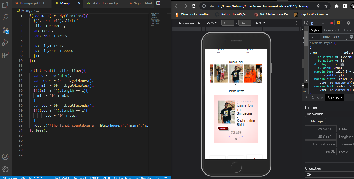 GitHub - LebzaM/Ecommerce-Website: Fully functional client side e ...