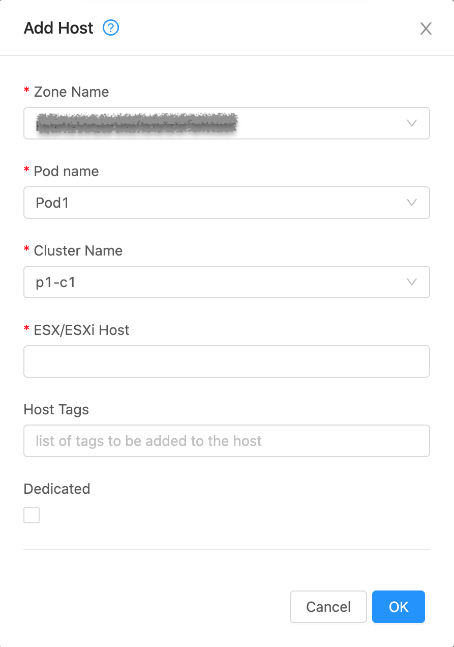 Ui Unable To Add Esxesxi Host From Ui Username Password Inputs Are Missing On Add Host 9878