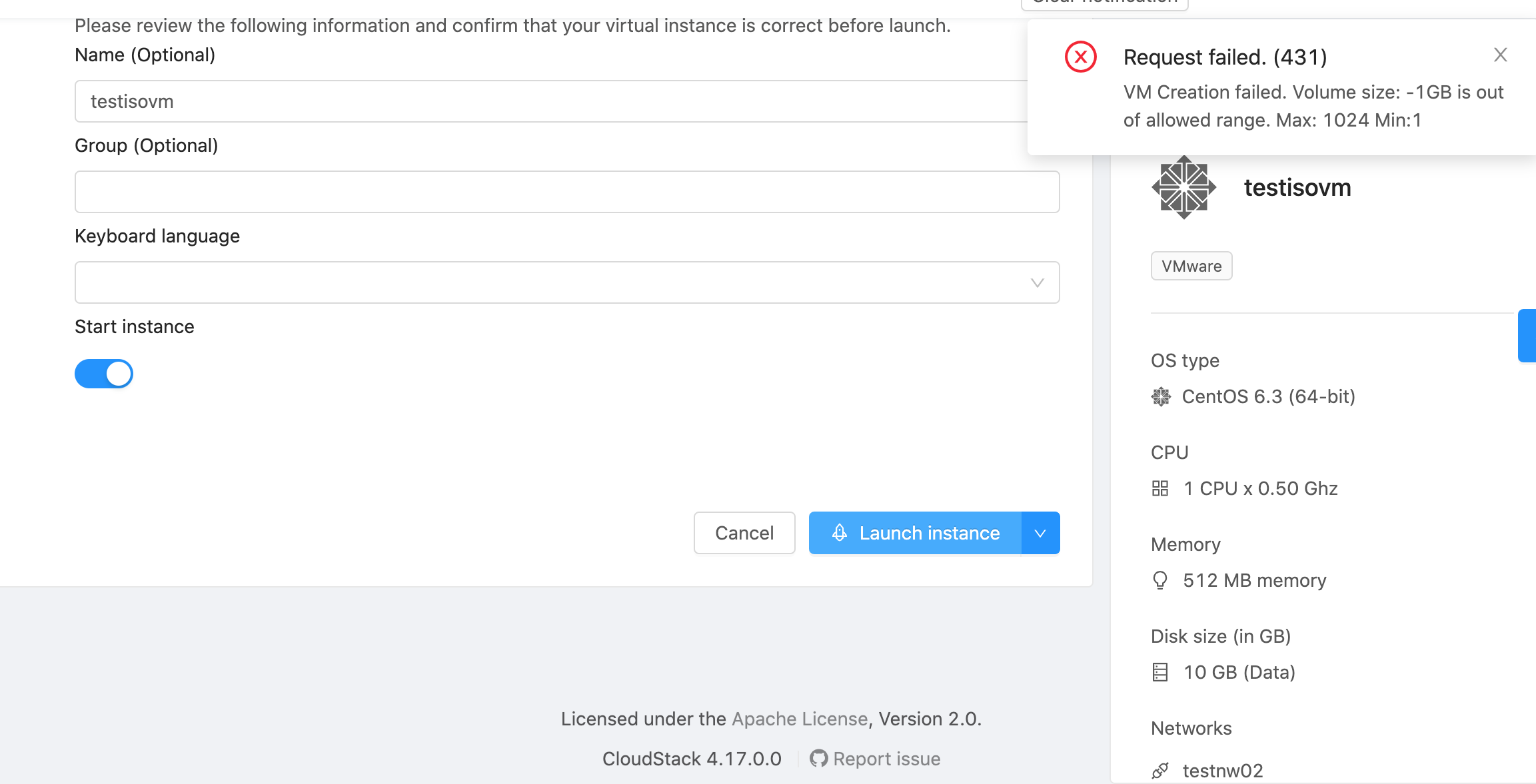 Unable to deploy VM using ISO and custom disk offering · Issue #6440 · apache/cloudstack · GitHub