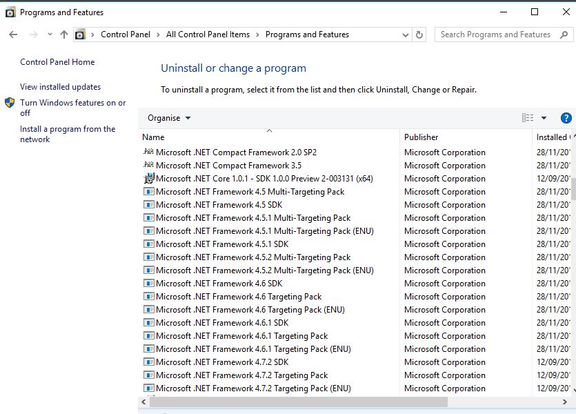 Building The Ros Sharp Libraries · Issue 132 · Siemensros Sharp · Github 