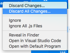 Please please please, move "Discard All Changes" or add a confirmation ...