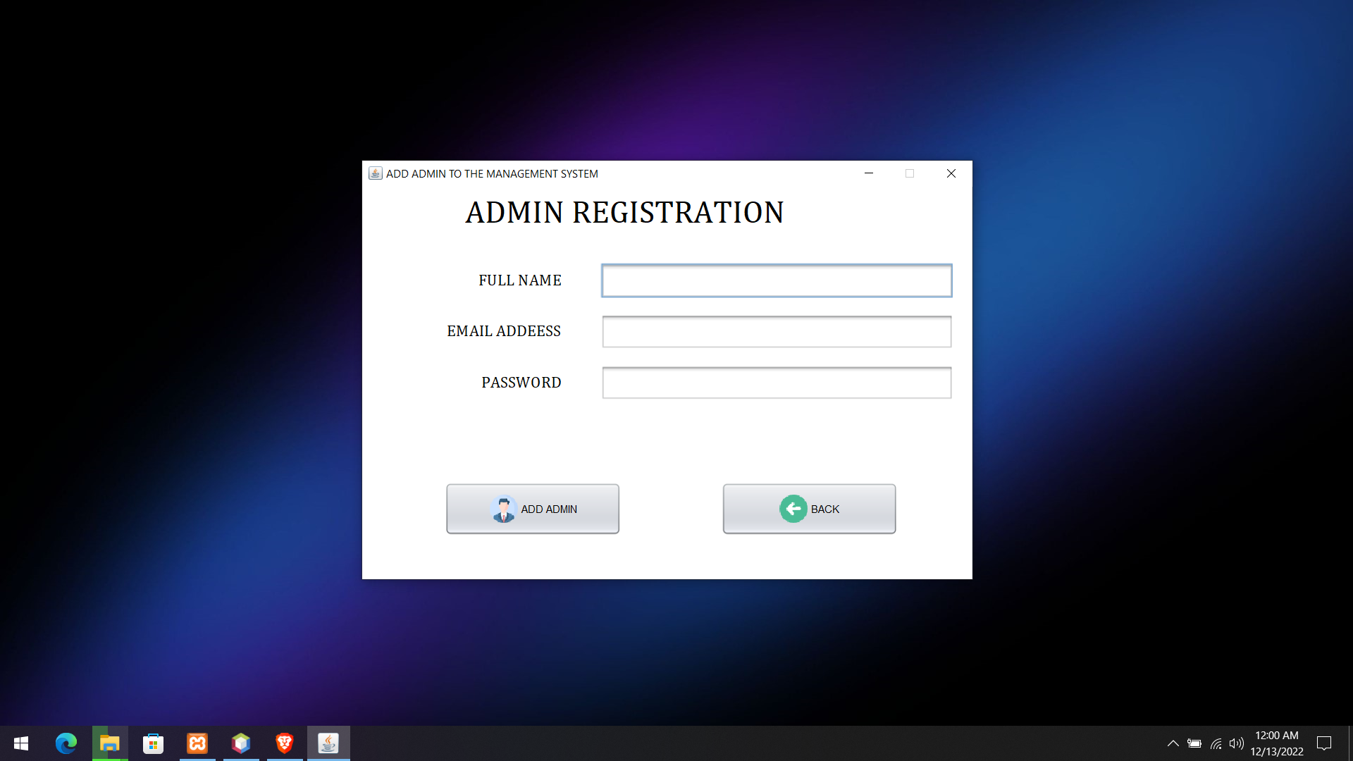 GitHub - sadia-mubasshira/JavaOopProject: Simple Student Management ...