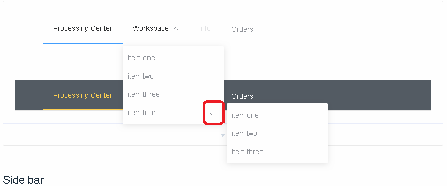 How Can I control arrow button on selecting sub-menu? · Issue #15729 ...