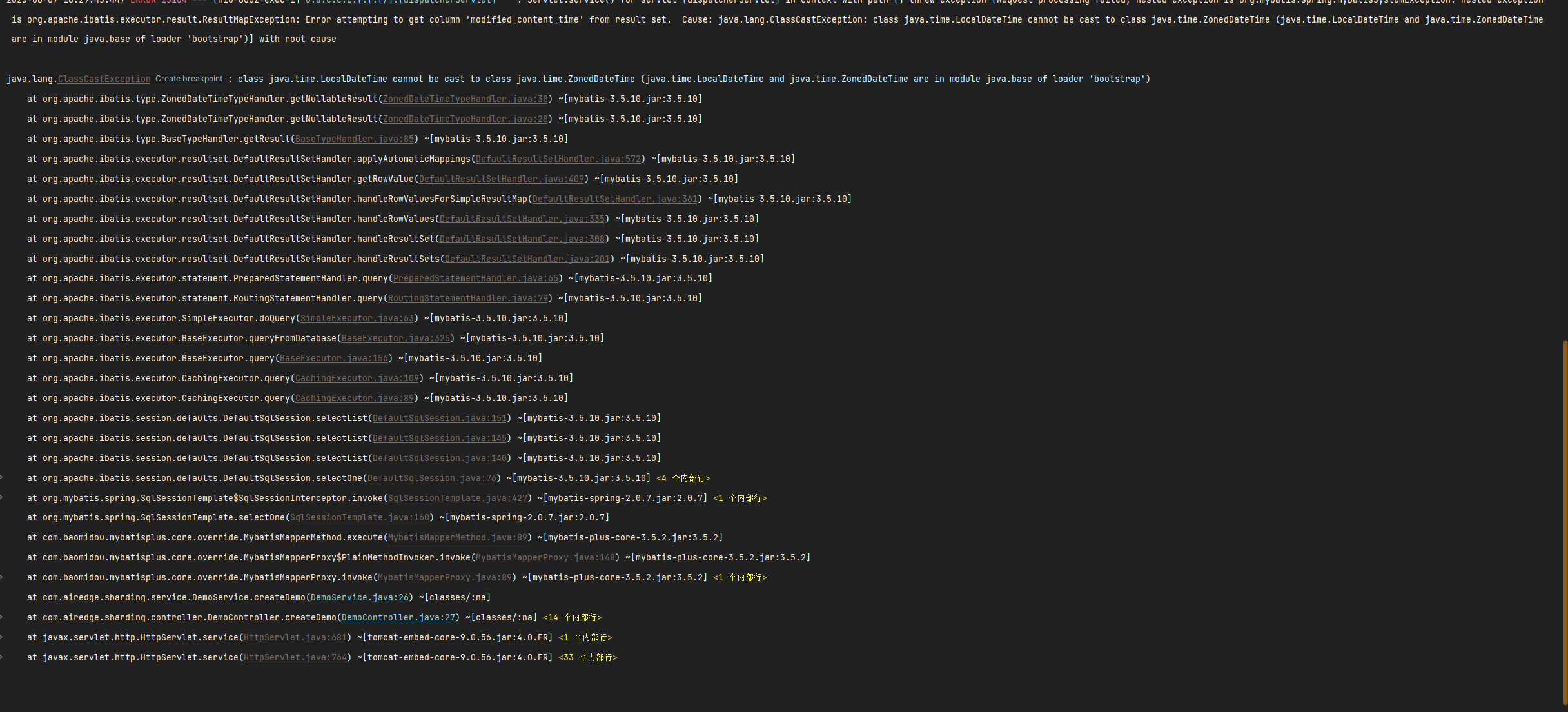Zoneddatetime · Issue 27968 · Apache Shardingsphere · Github